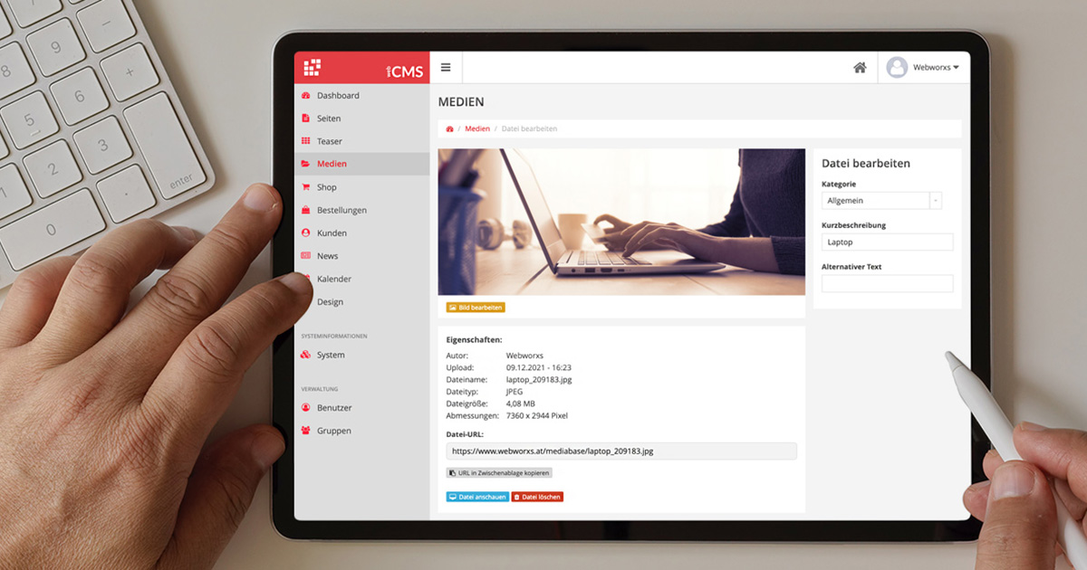 webCMS: Websites selbst verwalten